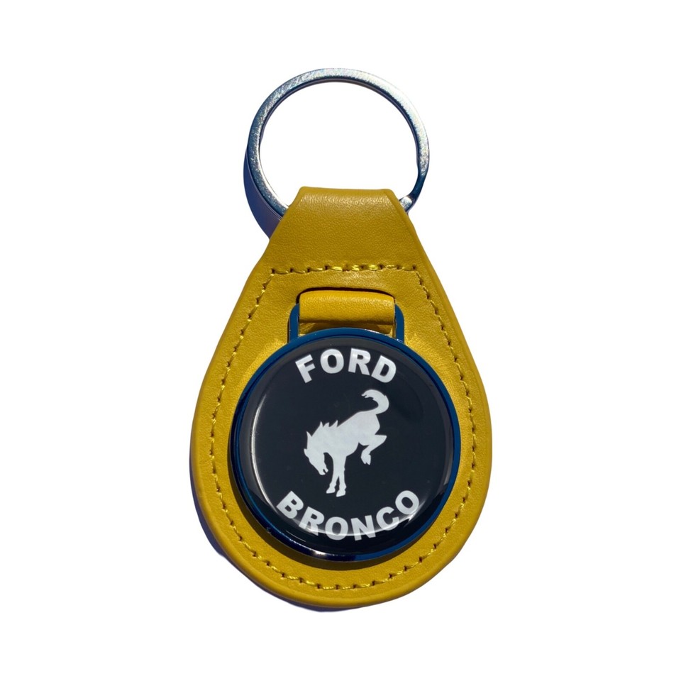 FORD BRONCO Vintage Style Leather Key chain Ring II 2 5 colors to ...