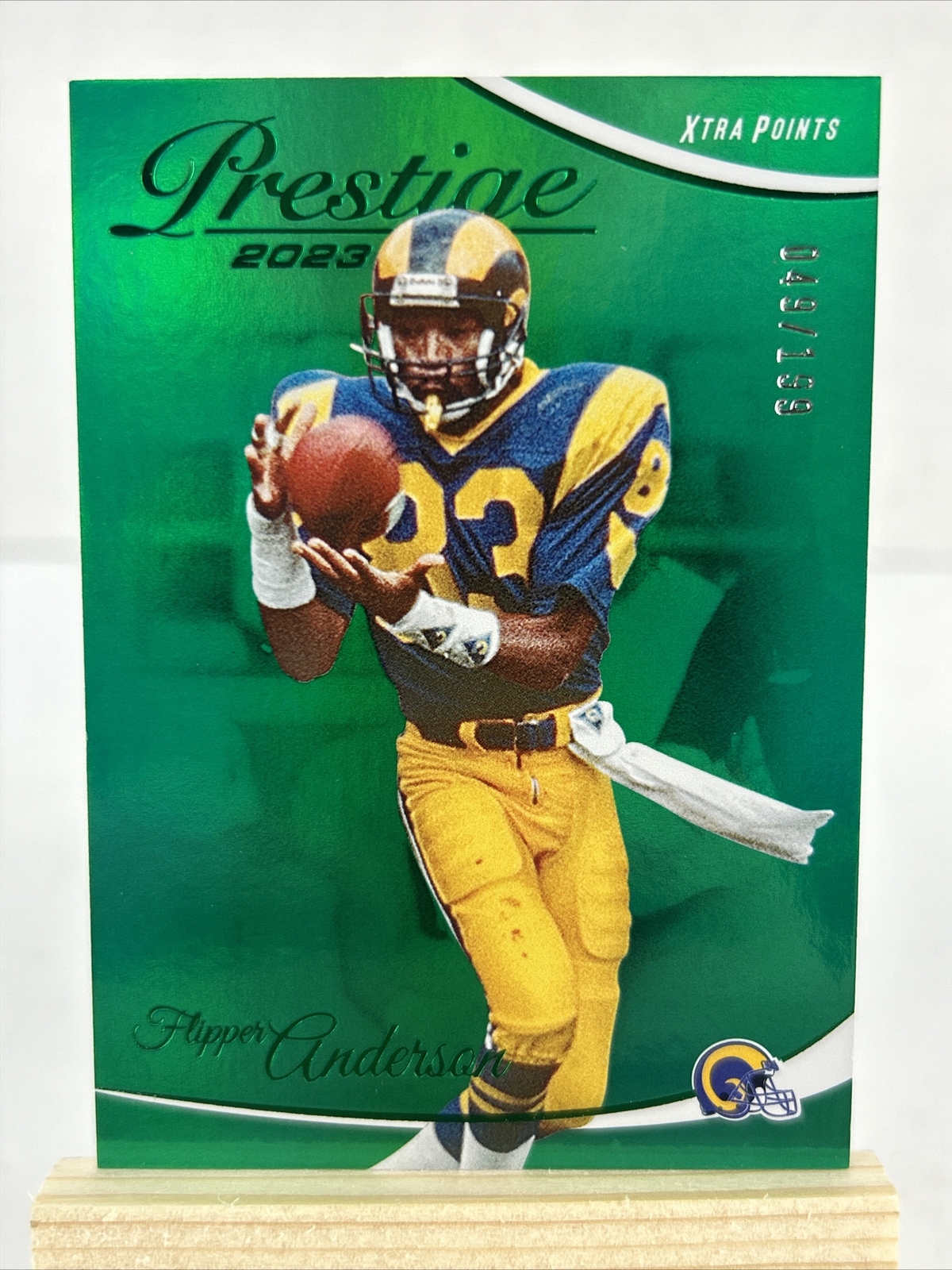 FLIPPER ANDERSON 2023 NFL Prestige #173 Xtra Points Green 049/199 St ...