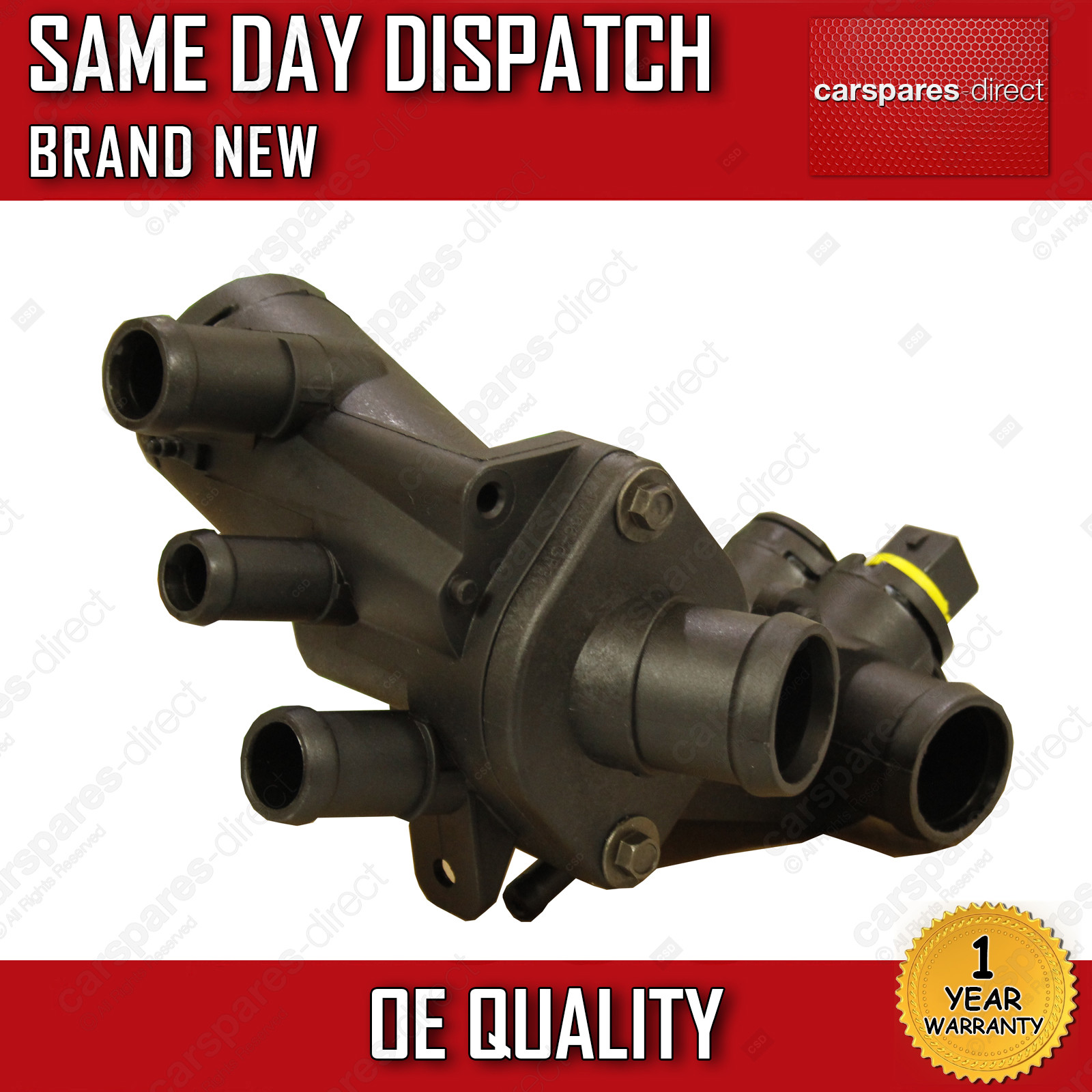 THERMOSTAT HOUSING FOR VW GOLF MK3 / MK4 / MK5 1.4 & 1.6 WITH 4 PINS ...