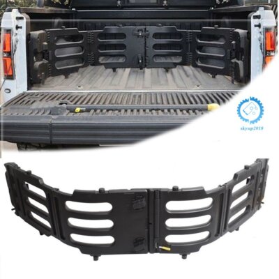 Black Rear Truck Bed Extender Stowable Kit Fit For Ford F-150 2015-2020 ...