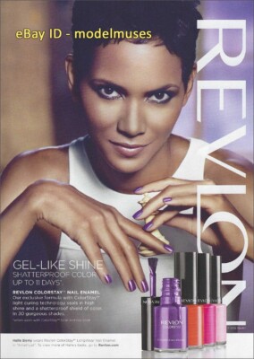 REVLON Cosmetics 1-Page Magazine PRINT AD 2012 HALLE BERRY beautiful ...