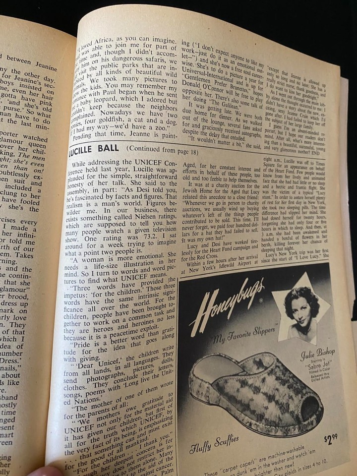 TV Movie Screen Magazine Lucille Ball cover 11/1954 | eBay