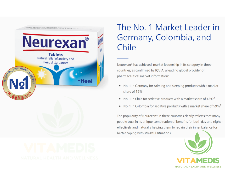Neurexan Heel 50 tabs, Homeopathic remedy for nervousness, stress ...