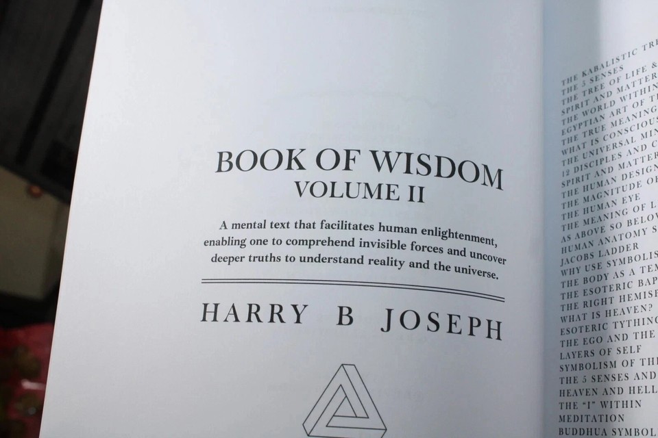 Book of Wisdom Volumes 1 & 2 by Harry B. Joseph & HUMAN HEALTH GUIDE ...