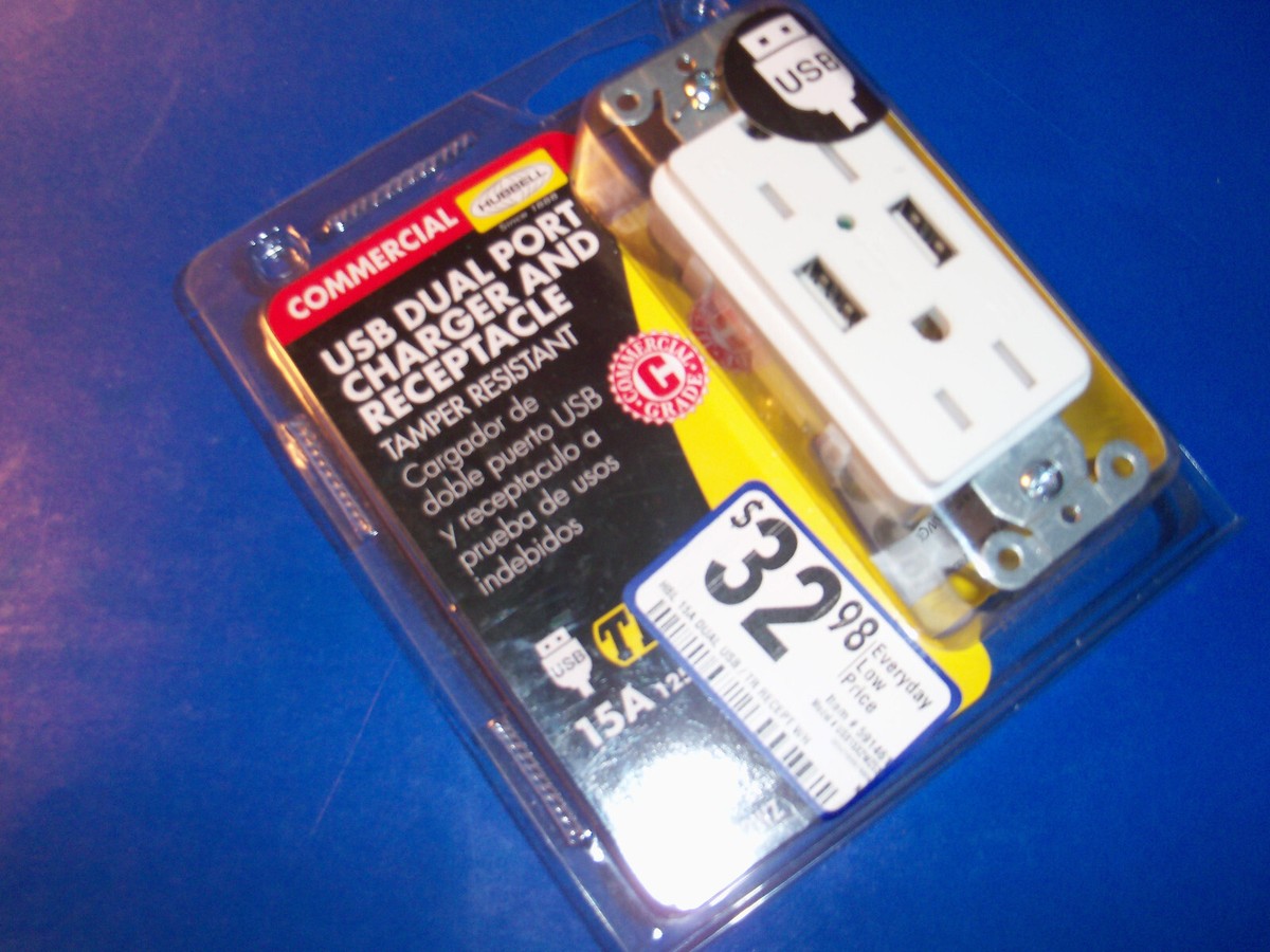 Hubbell Receptacle With Usb Port