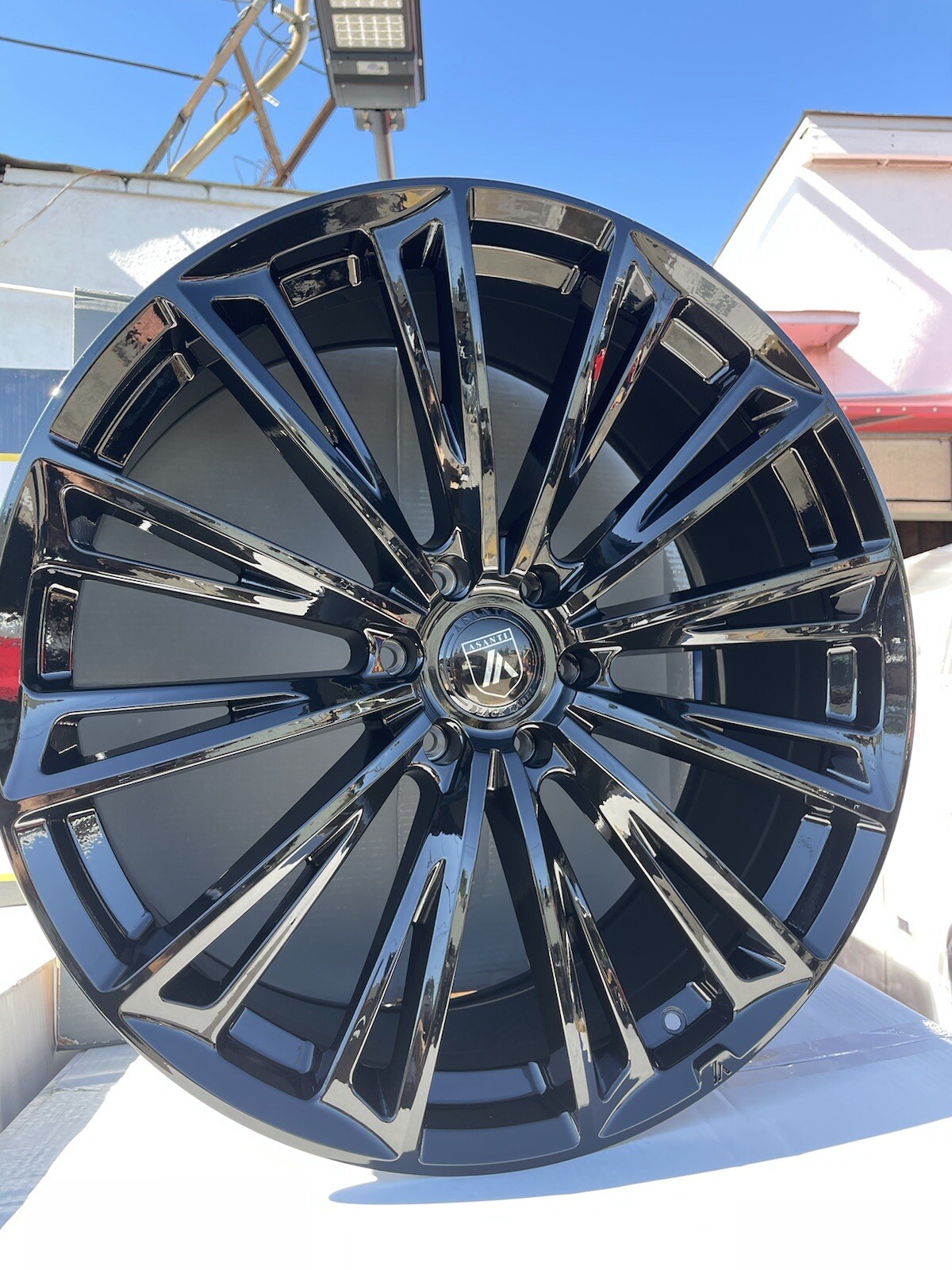 24x10 ASANTI ABL-30 CADILLAC CHEVY TAHOE YUKON DENALI WHEEL TIRE ...
