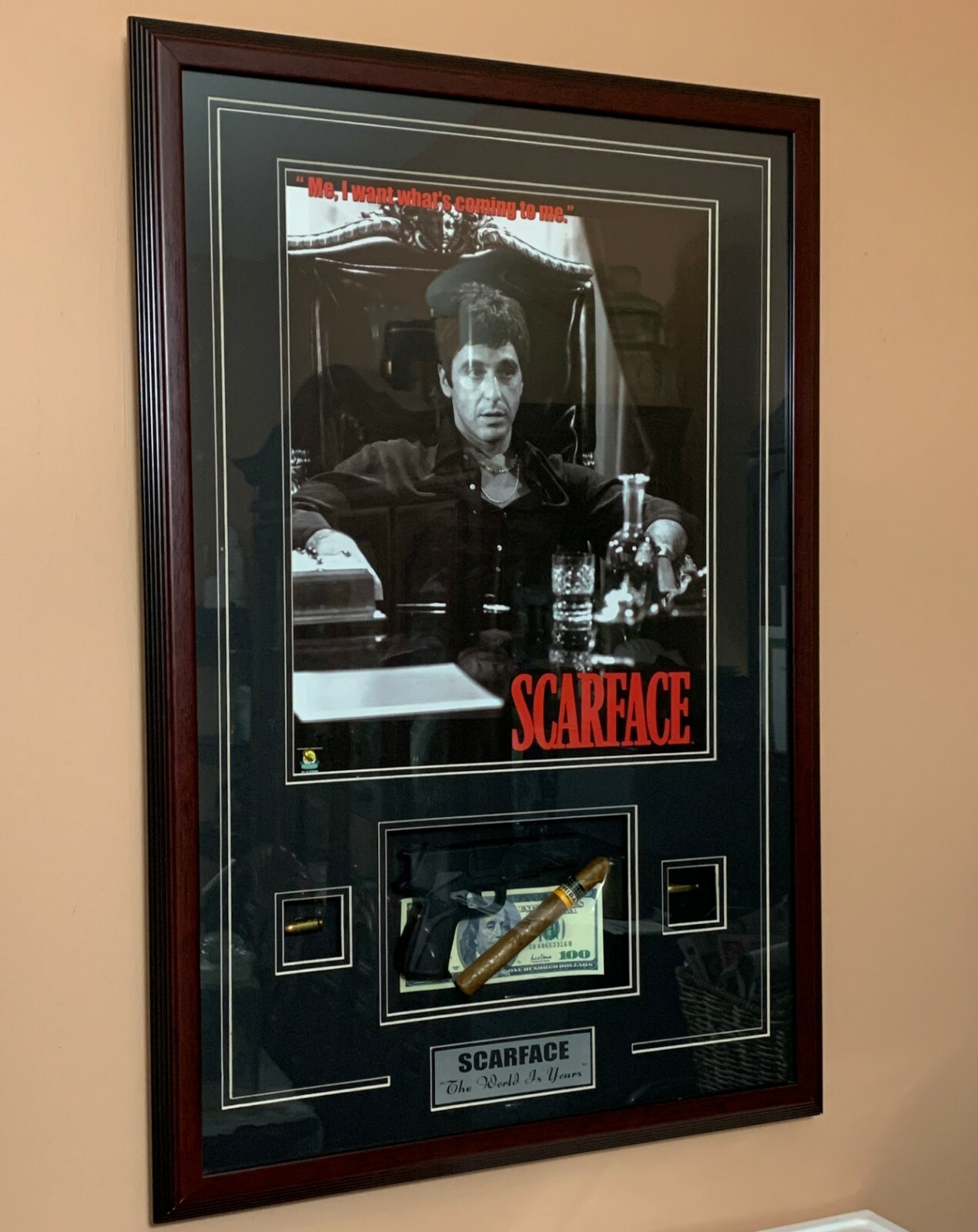 Scarface Framed Shadow Box Size 24"x36" | eBay