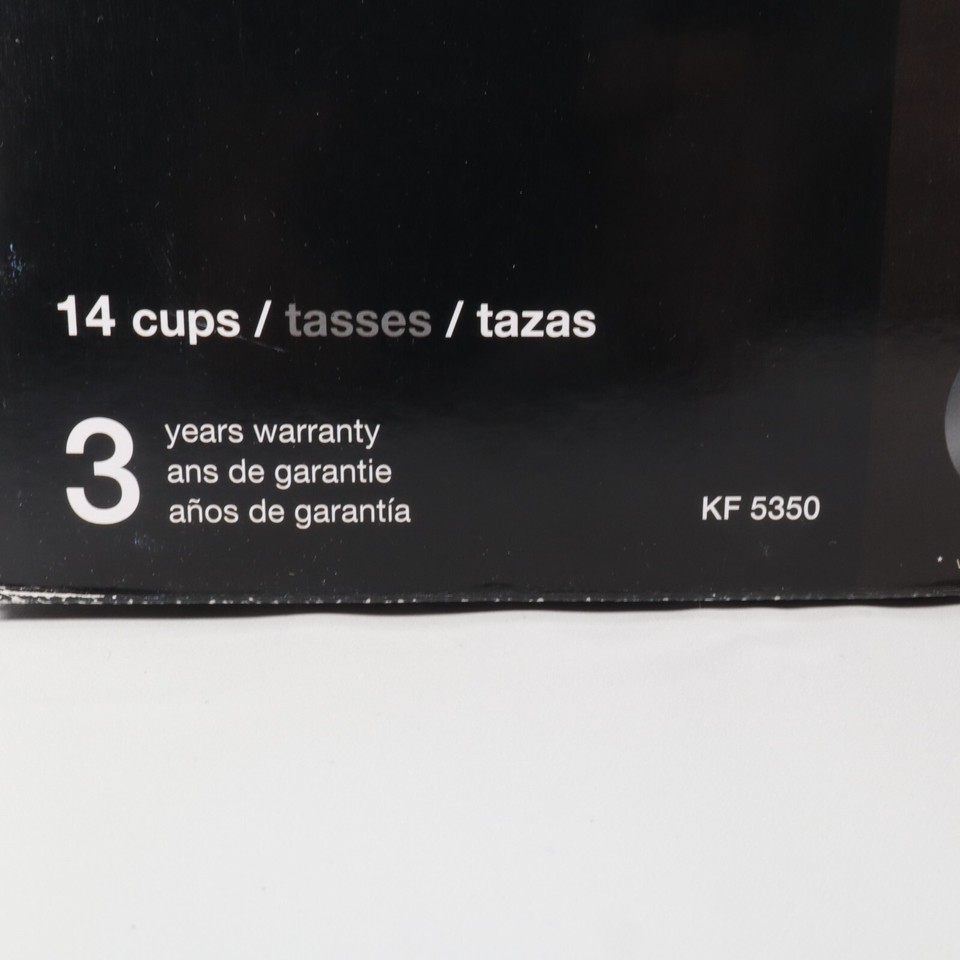 Braun OptiBrew 14 Cup Quick Drip Coffee Maker KF5350BK Black Stainless ...