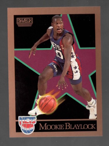 1990-91 SkyBox Mookie Blaylock New Jersey Nets #176 Near Mint or Better ...