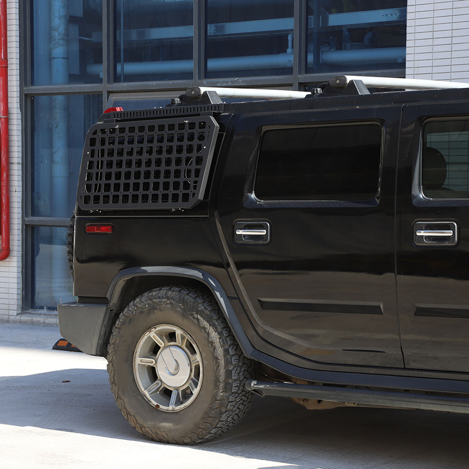 Modular Storage Panel Trunk Right Side Window Molle Shelf Rack For ...