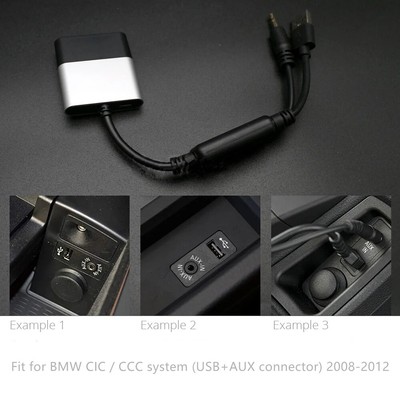 USB AUX Media Transmitter Bluetooth Adapter Module For 08-12 BMW CIC ...