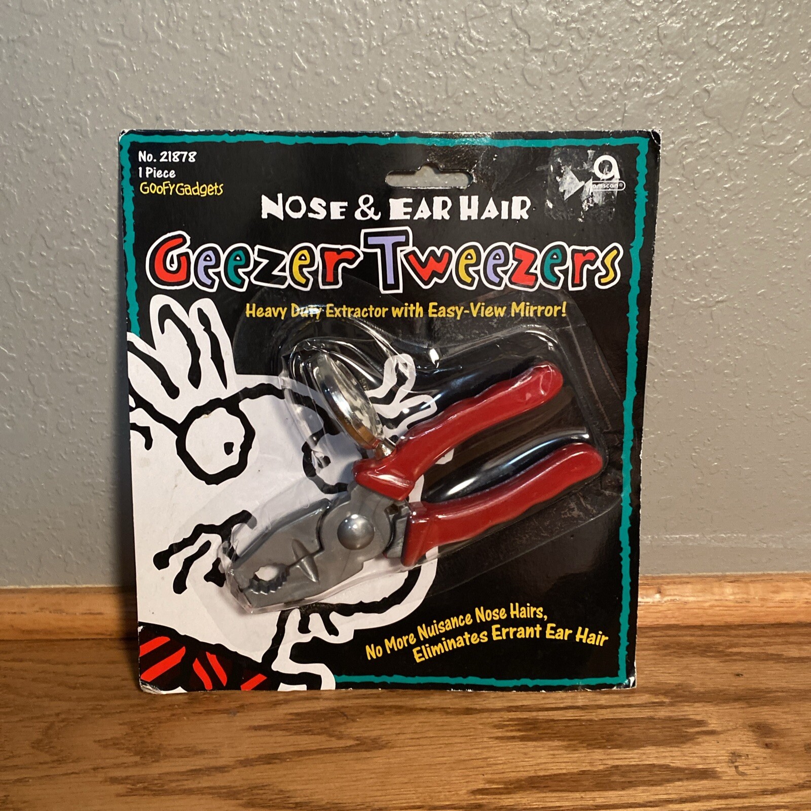 Over the Hill 50th Birthday Geezer Tweezers Nose Ear Hair Extractor w ...