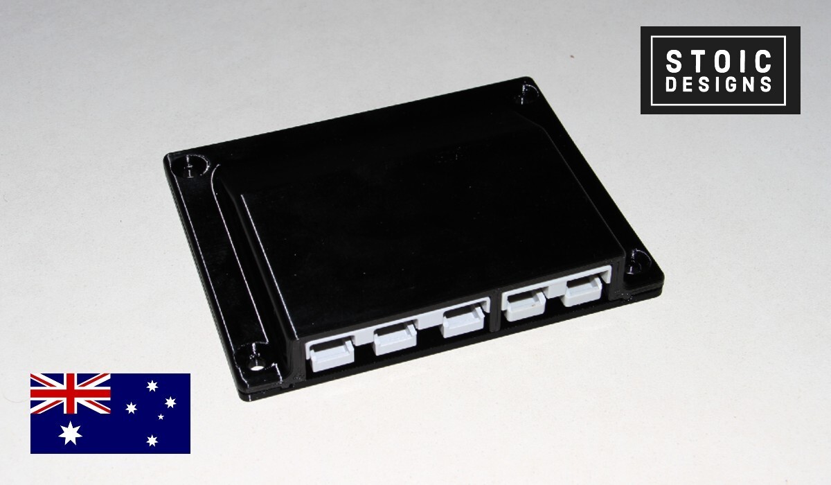 SB50 Double, 2 pin and 3 pin Anderson Plug Surface Mount Cover, Bolts ...