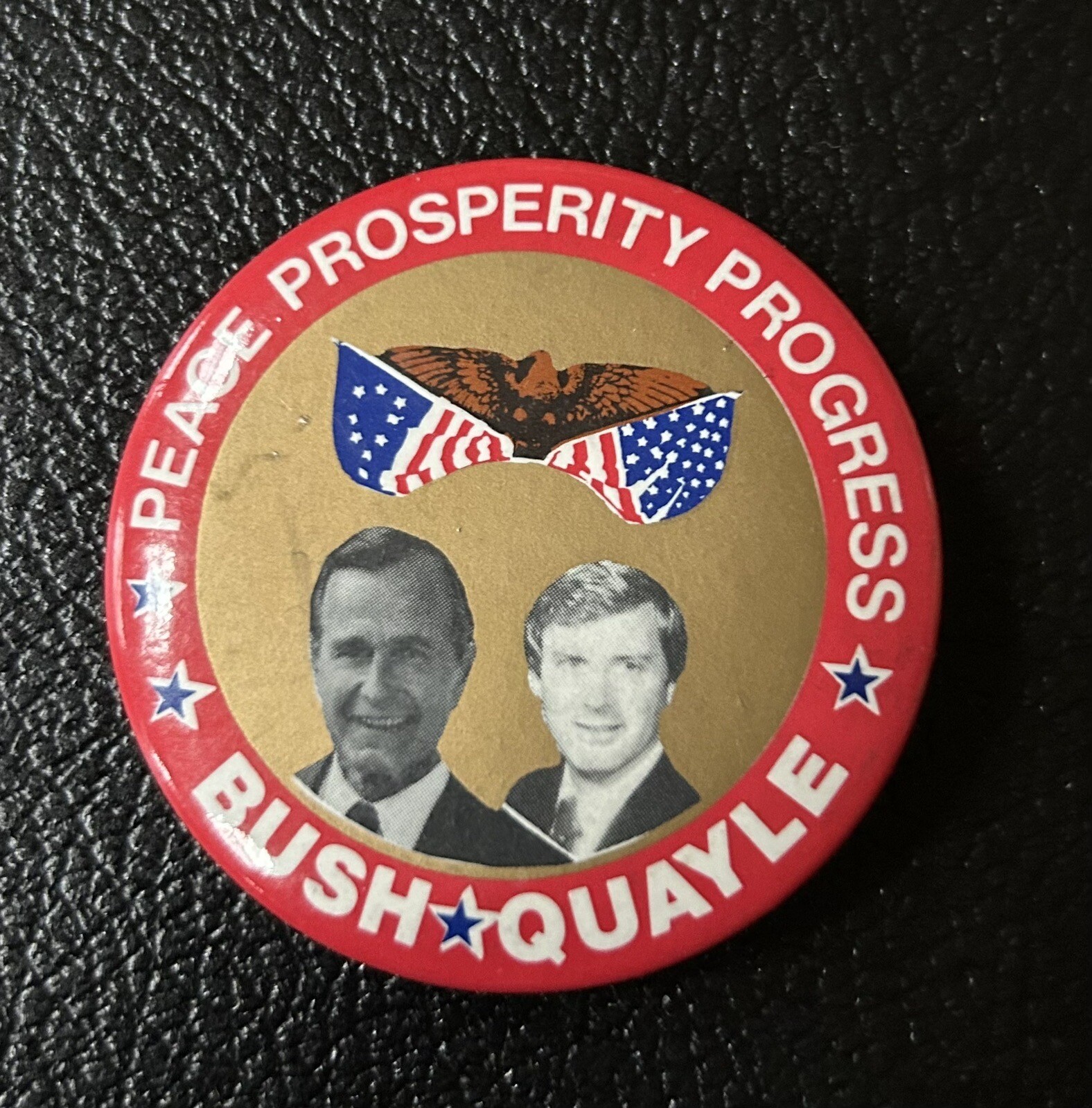 George H W Bush & Quayle Presidential Campaign Button 2000 Republican ...