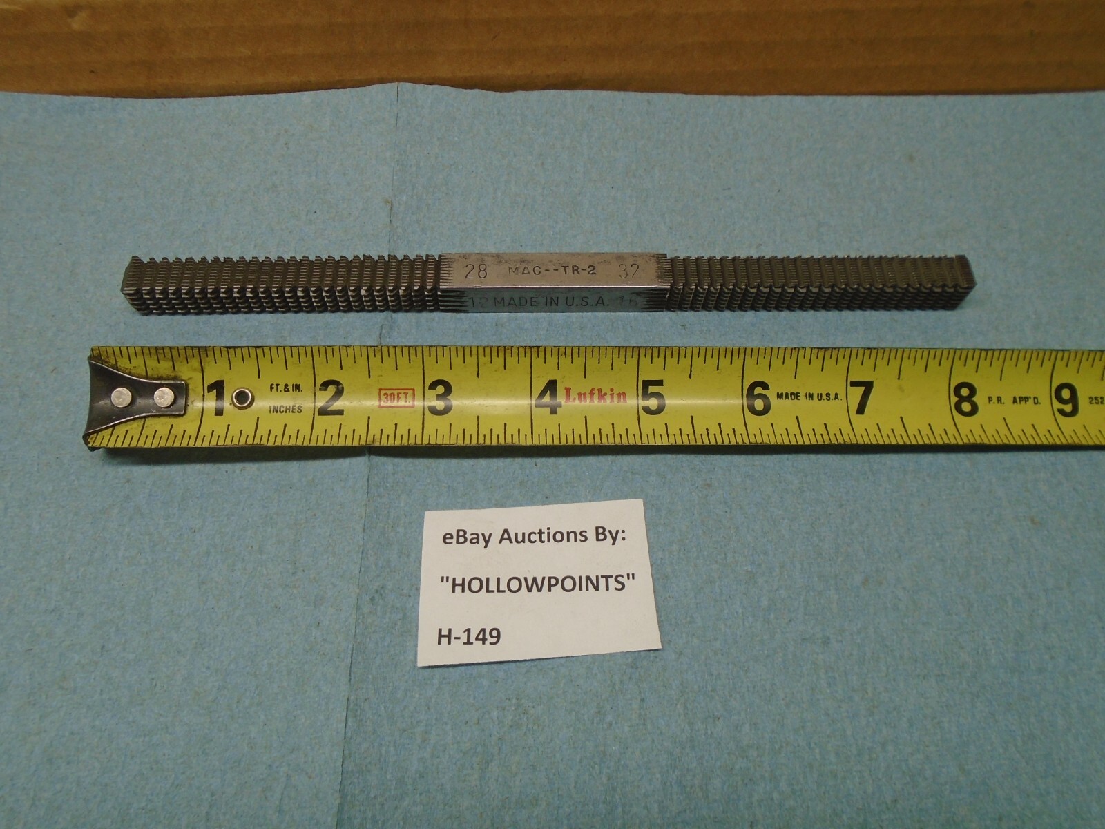 MAC Tools USA TR-2 Thread Restoring File RH or LH Threads 8 Pitch Sizes ...