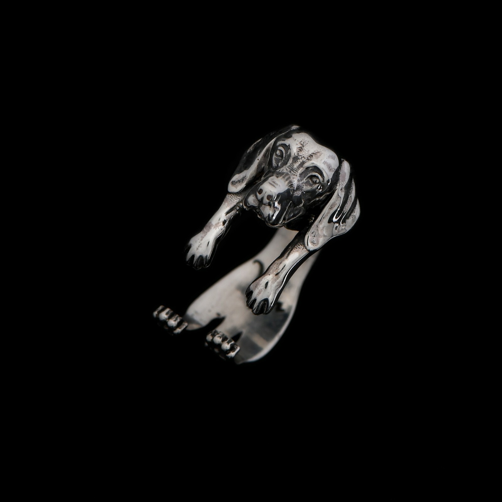 German Shorthaired Pointer Dog Ring, GSP Ring, Sterling Silver Rings ...