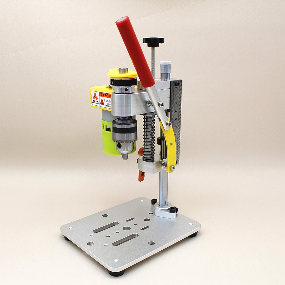 Mini Drill Press Portable Benchtop Driller DIY High Precision Drilling ...