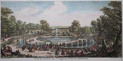 Castle Saint-Cloud - View Of The Castle Of St. Cloud - J. Rigaud ...