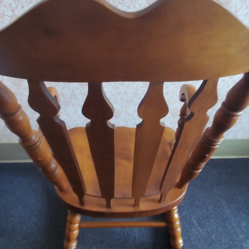 Huge Tell City Rocking Chair Thick Seat Rocker 800 Hard Rock Andover ...