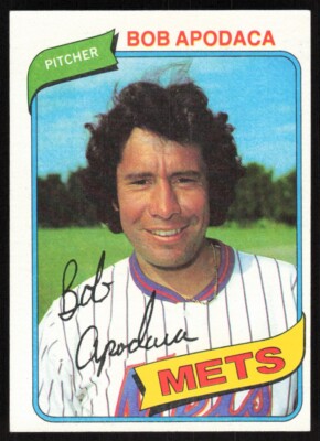 1980 Topps Bob Apodaca New York Mets #633 | eBay