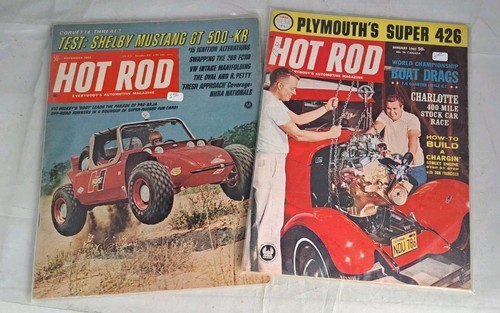 2 x Hot Rod Magazines 1968 1963 Good Condition Full of Advertisements ...