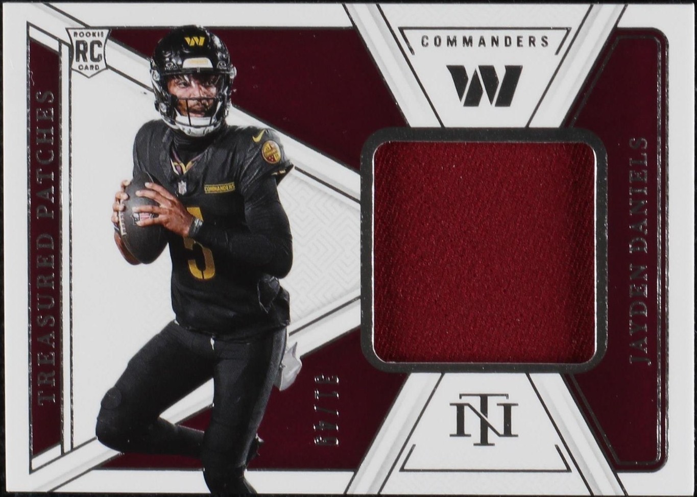 2024 Panini National Treasures - Treasured Patches Jayden Daniels #TP ...