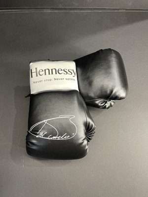 Hennessy Canelo Alvarez Boxing Gloves Replica Autographed - NEW | eBay