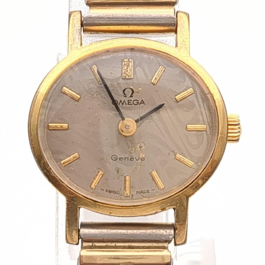 Used Rare Dial! OMEGA GENEVE Horizontal Oval 5110412 … - Gem