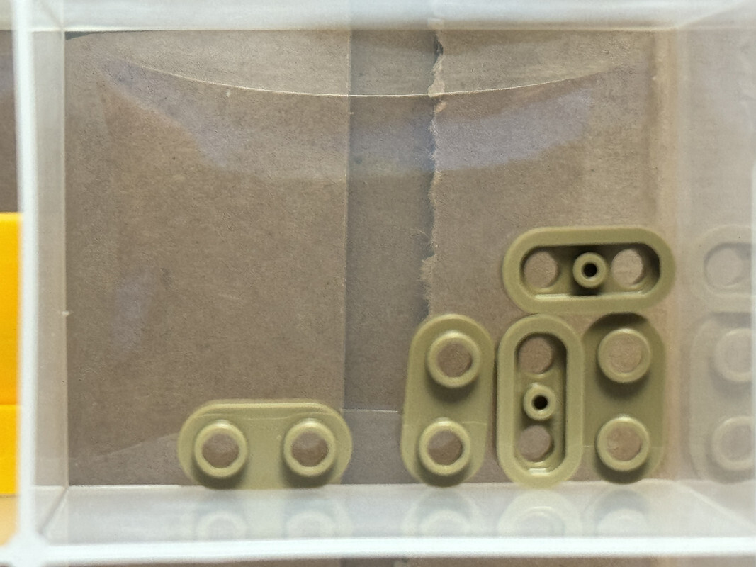LEGO Parts - Dark Tan Plate, Round 1 x 2 with Open Studs - No 35480 ...