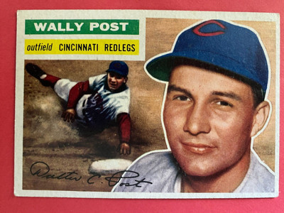 1956 Topps WALLY POST Cincinnati Redlegs #158 | eBay