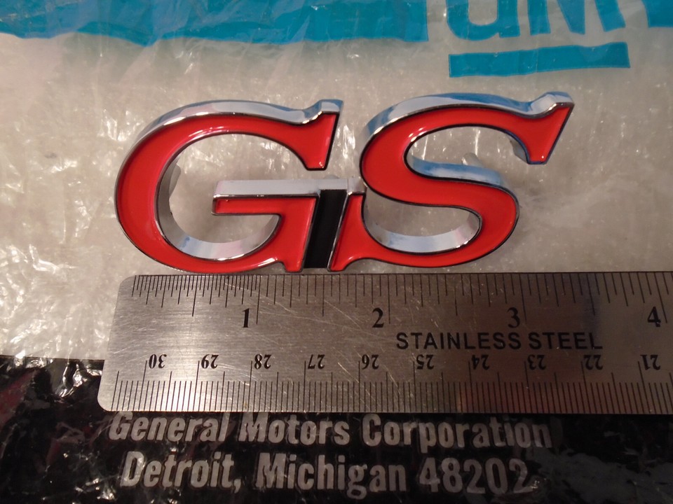 1968-72 Buick GS FENDER EMBLEMS GRAN SPORT MINT | eBay