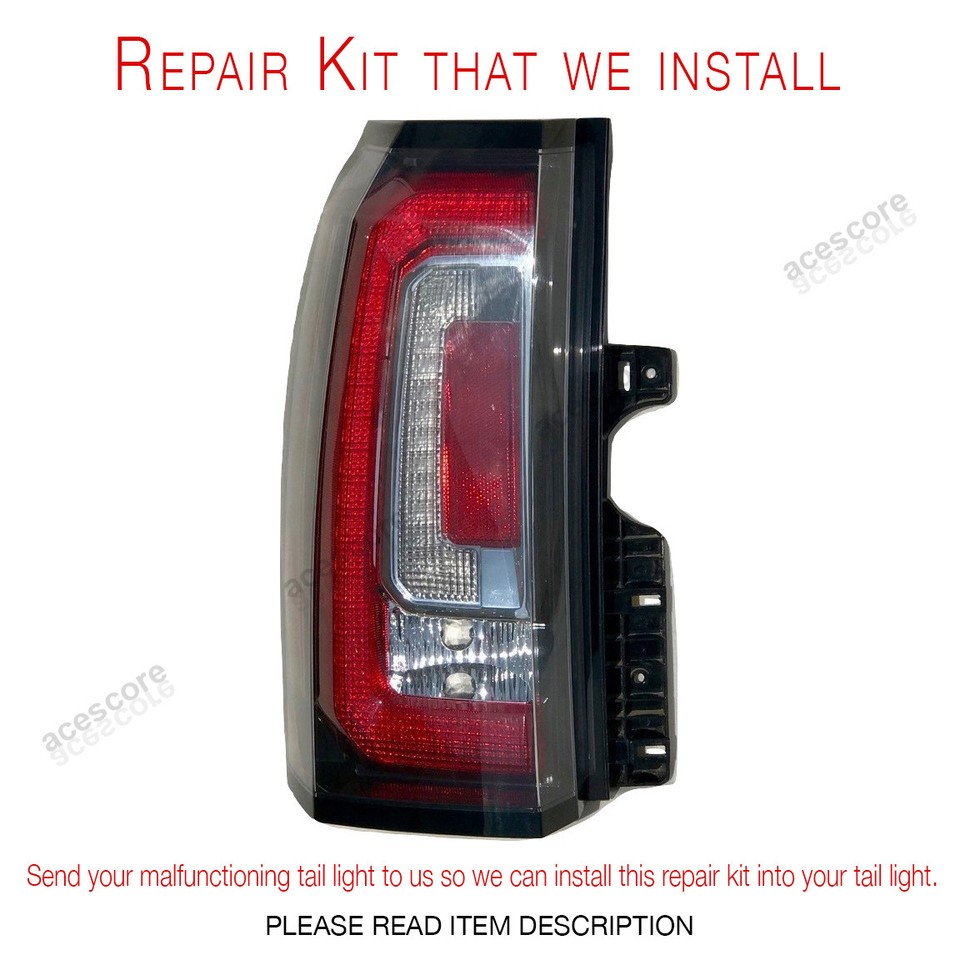 15 16 17 18 GMC Yukon, Yukon XL, Denali Tail Light Lamp, Fast Blinker ...