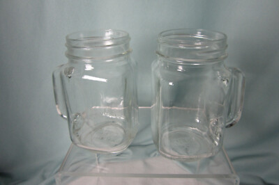 Core Glassware square Mugs with Handles about 5.25 ins tall Pair NWOT ...