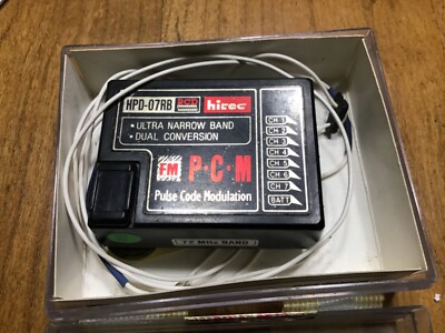 Hitec 72Mhz channel receiver HPD-07RB dual conversion untested | eBay