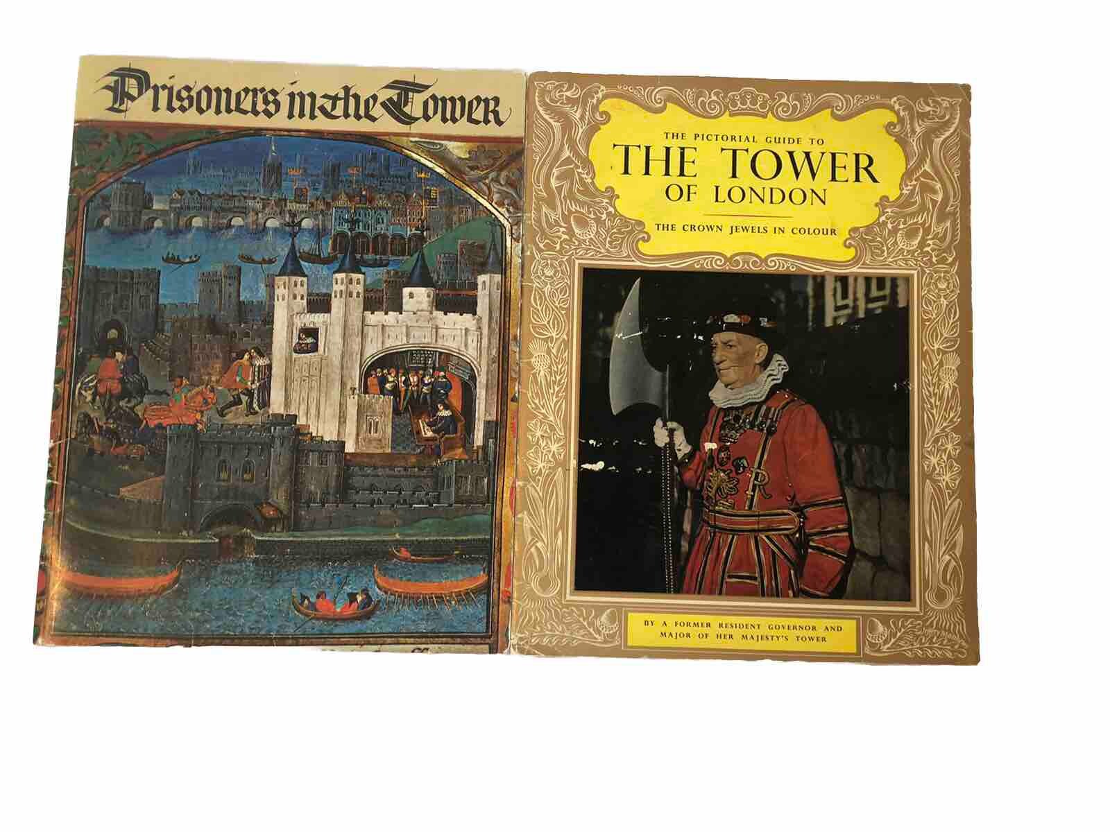 Tower of London & Prisoners in the Tower book lot 2 Books England ...