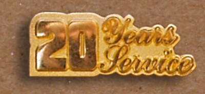 20 Years Service pin | eBay