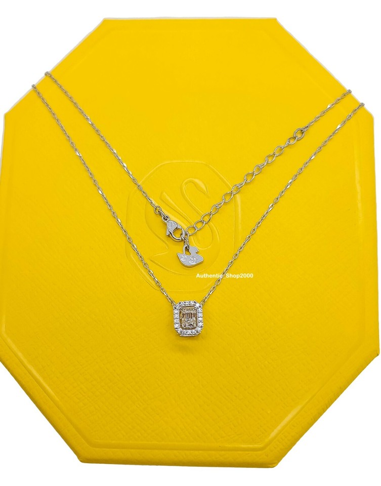 New 100% Authentic SWAROVSKI Rhodium Sparkle Crystal Millenia Necklace ...