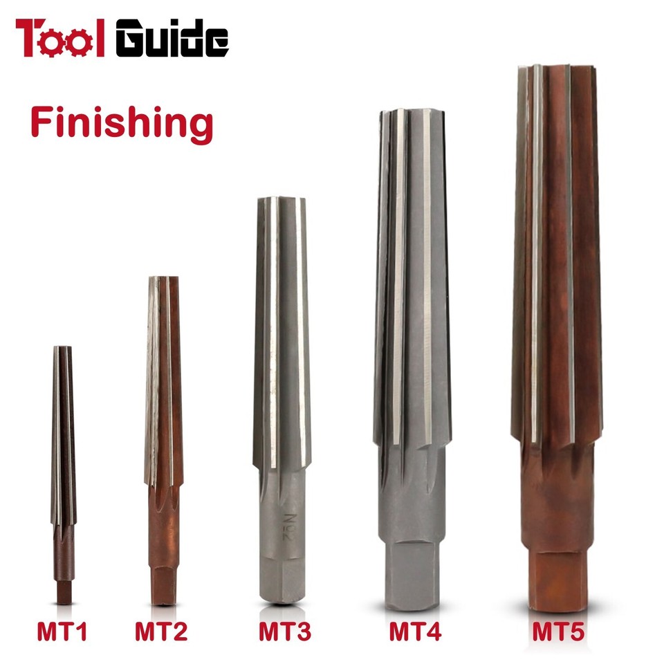 MT4 Morse Taper #4 Socket Hand Reamer Roughing Finishing Coarse Fine ...