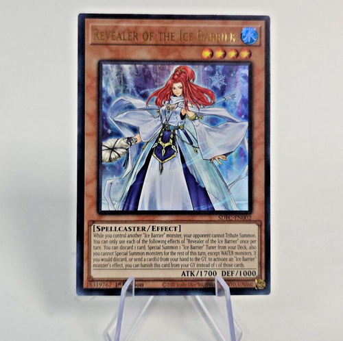 YuGiOh! Revealer of the Ice Barrier (SDFC-EN002) 1st Ed Ultra Rare (NEAR MINT) | eBay