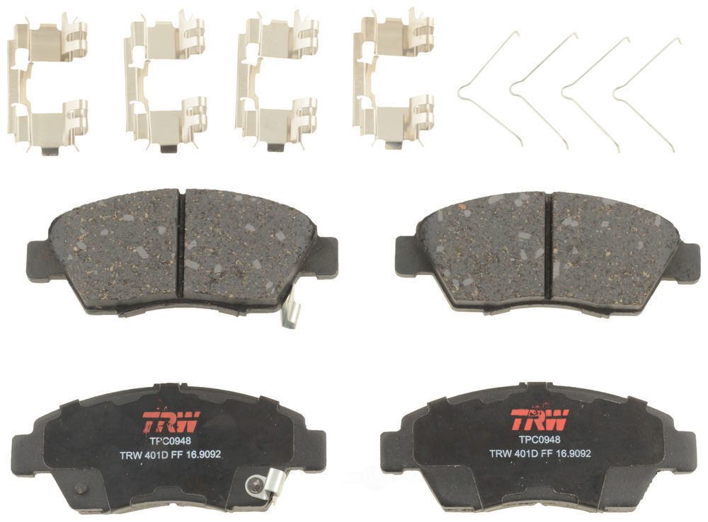 Disc Brake Pad Set-Premium Disc Brake Pad TRW TPC0948 for sale online ...