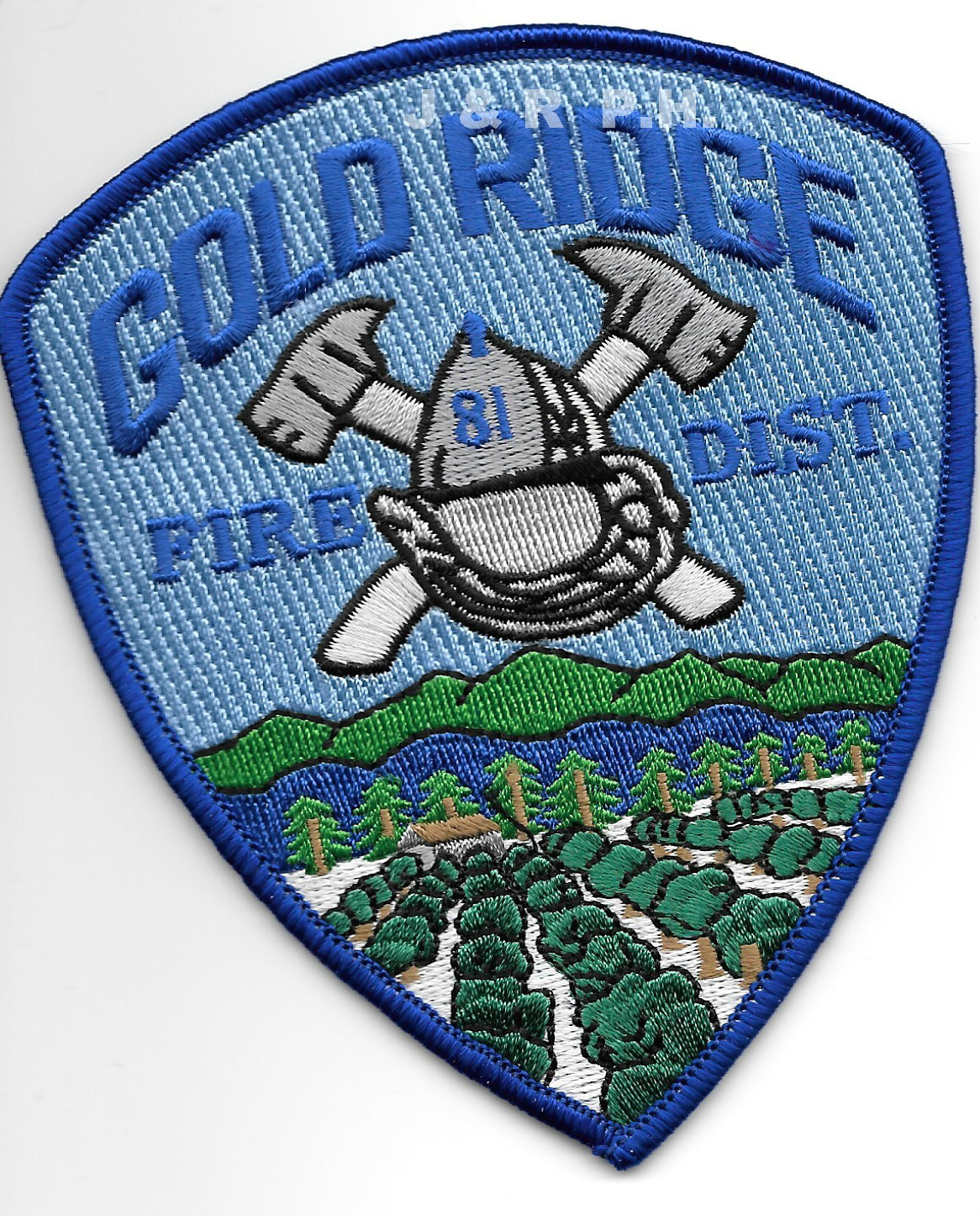 Gold Ridge Fire District - 81, California (3.75" x 4.5" size) fire ...