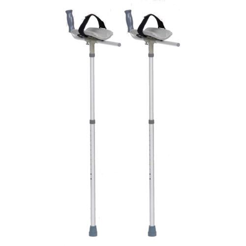 Drive Adjustable Elbow Crutches Padded Forearm Trough