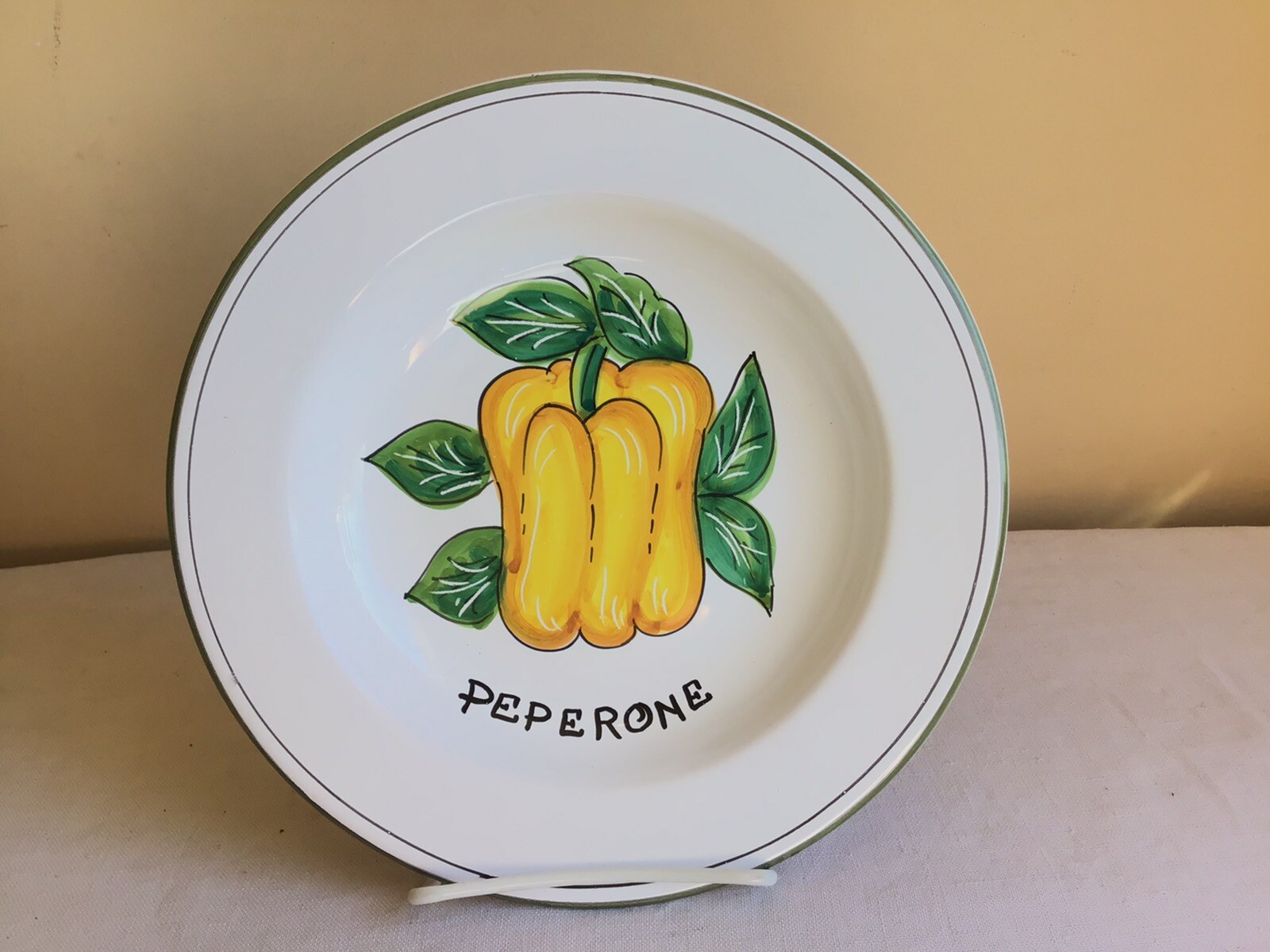 Lot Of 2 Sberna Deruta Italian Hand Painted Pottery Soup Cereal Pasta ...
