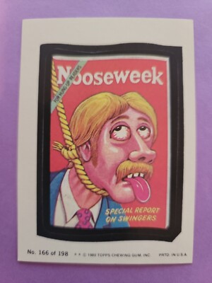 1980 Topps Wacky Packages Reprints Nooseweek #166 | eBay