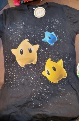 Nintendo Super MARIO GALAXY Luma Shirt with Tags. Juniors Girl XL--NEW ...