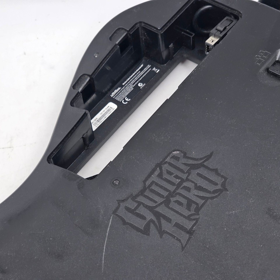 Red Guitar Hero Wireless Controller Nintendo Wii Rock Band (Untested ...