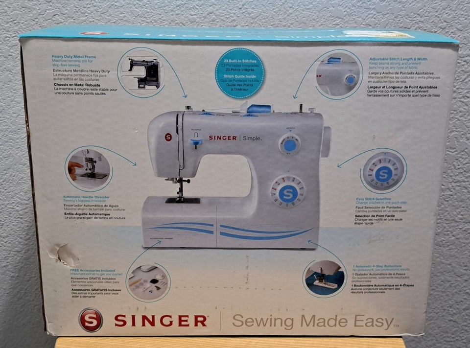 Singer Simple 2263 Mechanical Sewing Machine Brand New Sealed ...