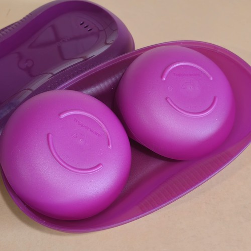 Tupperware Breakfast Maker Microwave 2 Piece Egg Cooker Omelet 6996B-3 ...