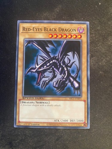 Red-Eyes Black Dragon - SBC1-ENF01 - 1st Edition - Speed Duel N/M | eBay