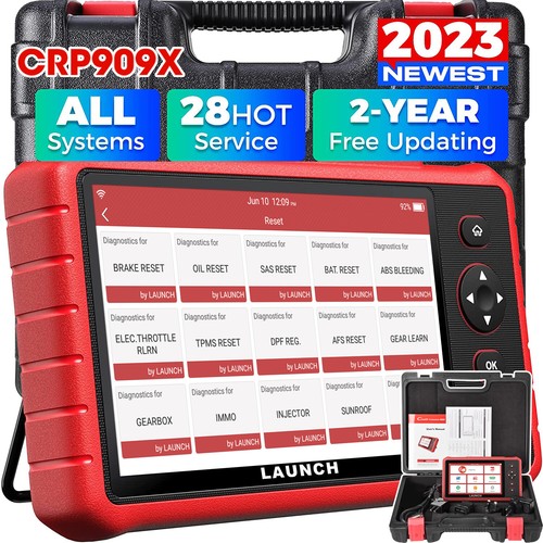 LAUNCH CRP909X PRO Profi KFZ OBD2 Diagnosegerät Scanner TPMS Key ...